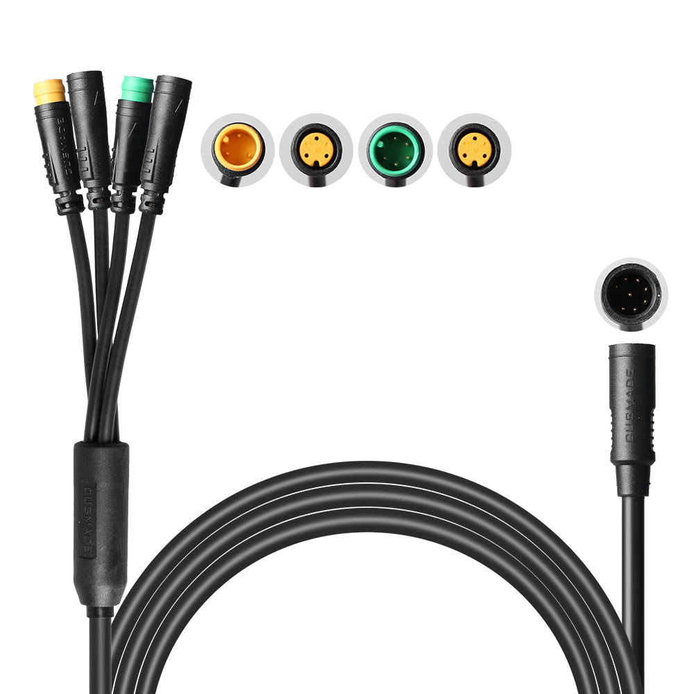 Waterproof 1T4 EB-Bus Cable Harness for Bafang BBS01B/BBS02B/BBSHD ...